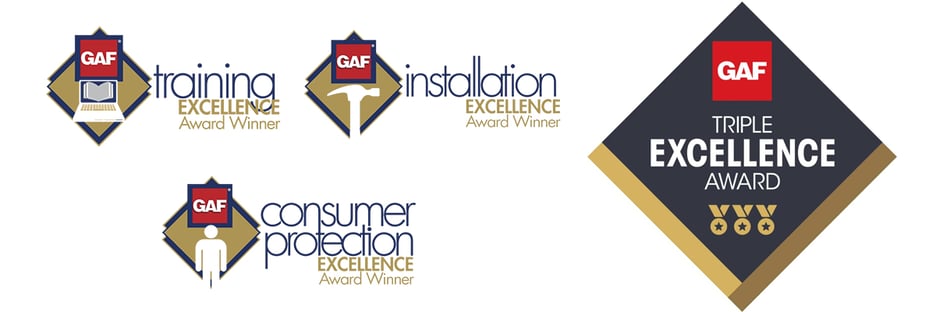 What is the GAF Triple Excellence Award?