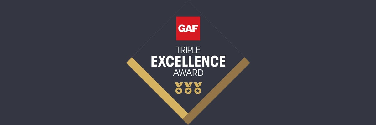 What is the GAF Triple Excellence Award?